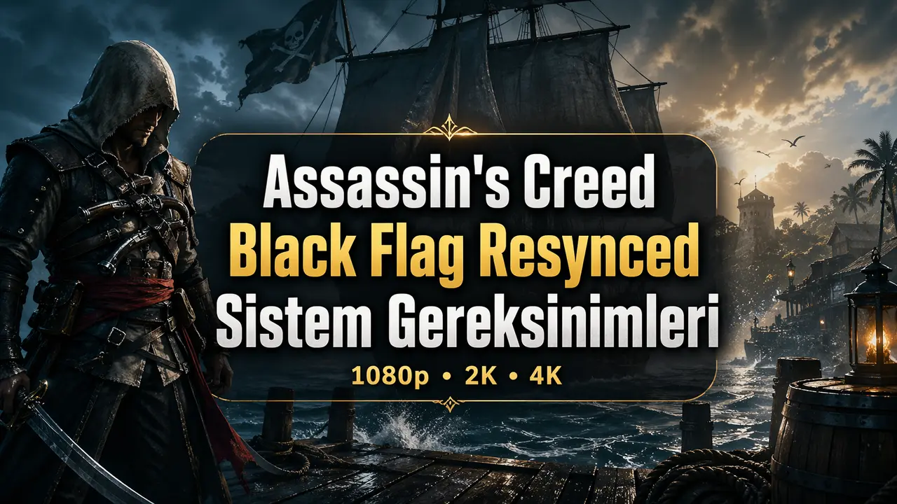 Assassin’s Creed Black Flag Resynced sistem gereksinimleri